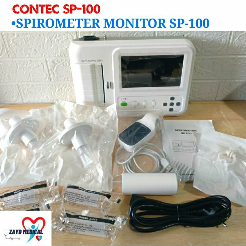 Jual Spirometer Contec sp-100/ Spirometer monitor Contec SP-100 ...