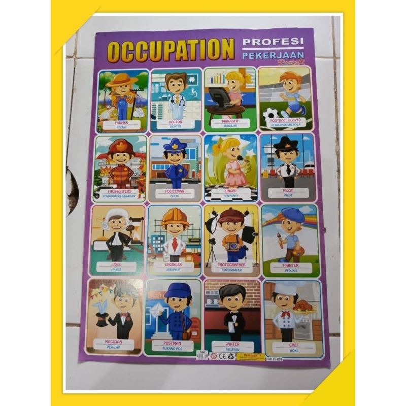 Jual Poster Profesi Pekerjaan | Shopee Indonesia