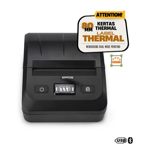 Jual Printer Bluetooth EPPOS 80MM EP8081 [Dual Mode] Cetak Struk Dan Resi Shopee | Shopee Indonesia
