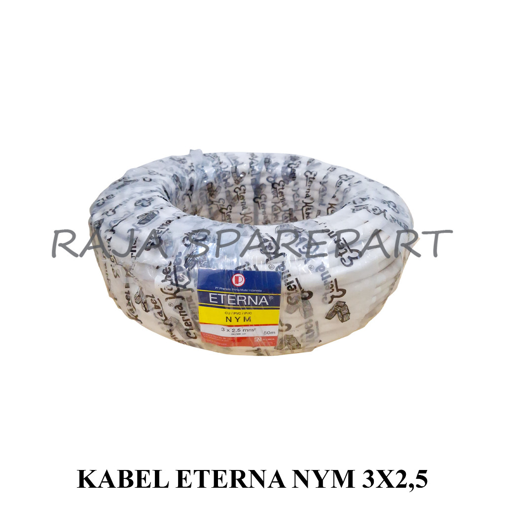 Jual KET325 ETERNA KABEL/KABEL LISTRIK/KABEL ETERNA NYM 3X2,5 (HARGA UNTUK 1 METER) | Shopee ...