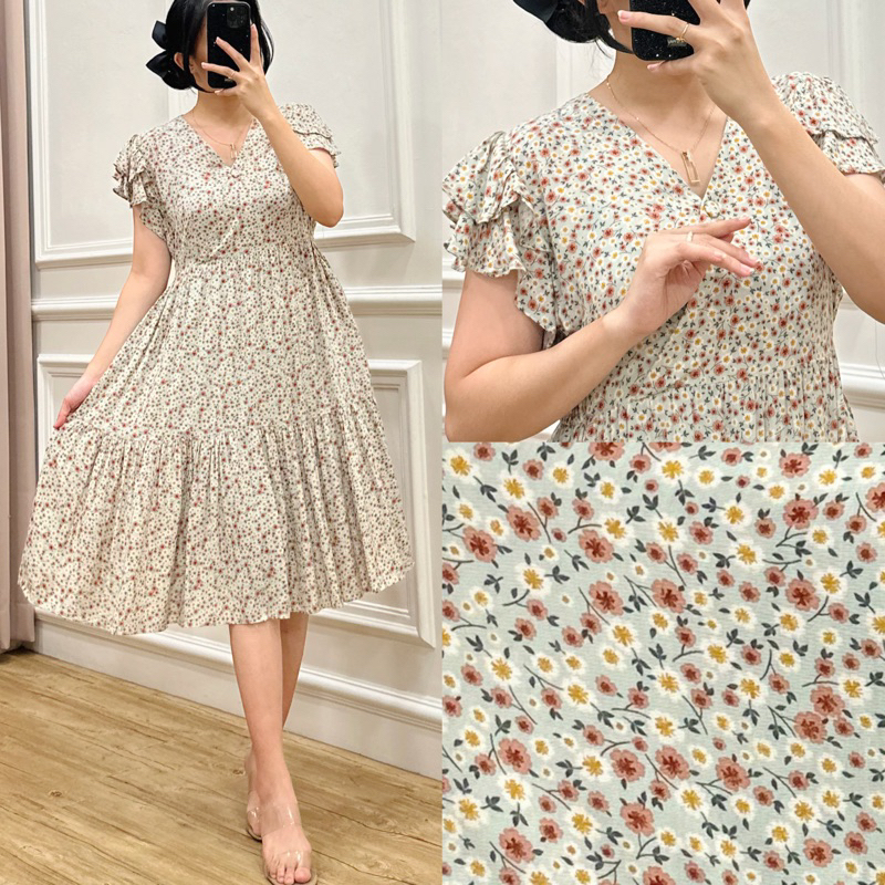 Jual Amariel Jenny Dress Daster Nyaman Bumil Busui Friendly | Shopee ...