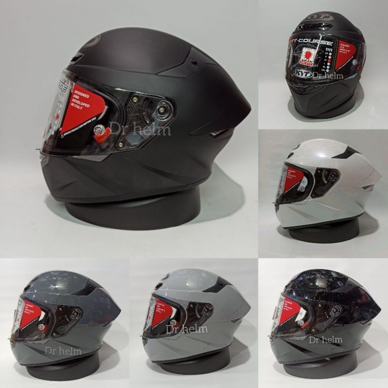 Jual HELM KYT TT-COURSE SOLID/POLOS FULL FACE | Shopee Indonesia