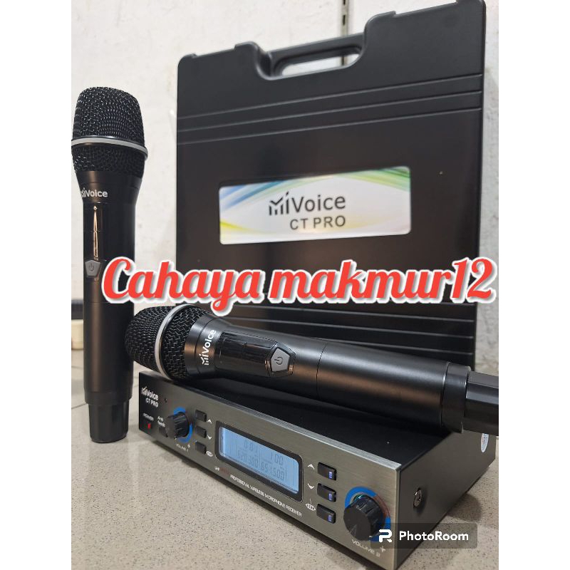 Jual Mic Wireless MiVoice CT Pro Original With Anti Feedback | Shopee ...