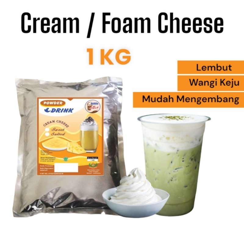 Jual BUBUK CREAM CHEESE 1 KG - Cream Cheese - Powder Foam Cheese ...