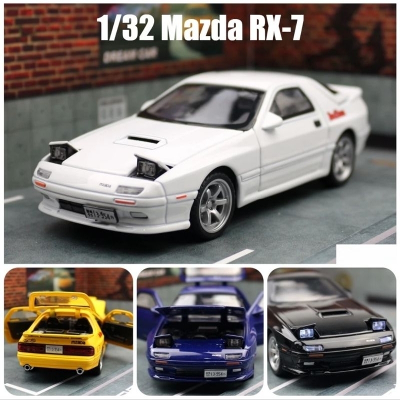 Jual Diecast Mobil Toyota Trueno AE86 / Mazda RX7 Savana Initial D ...
