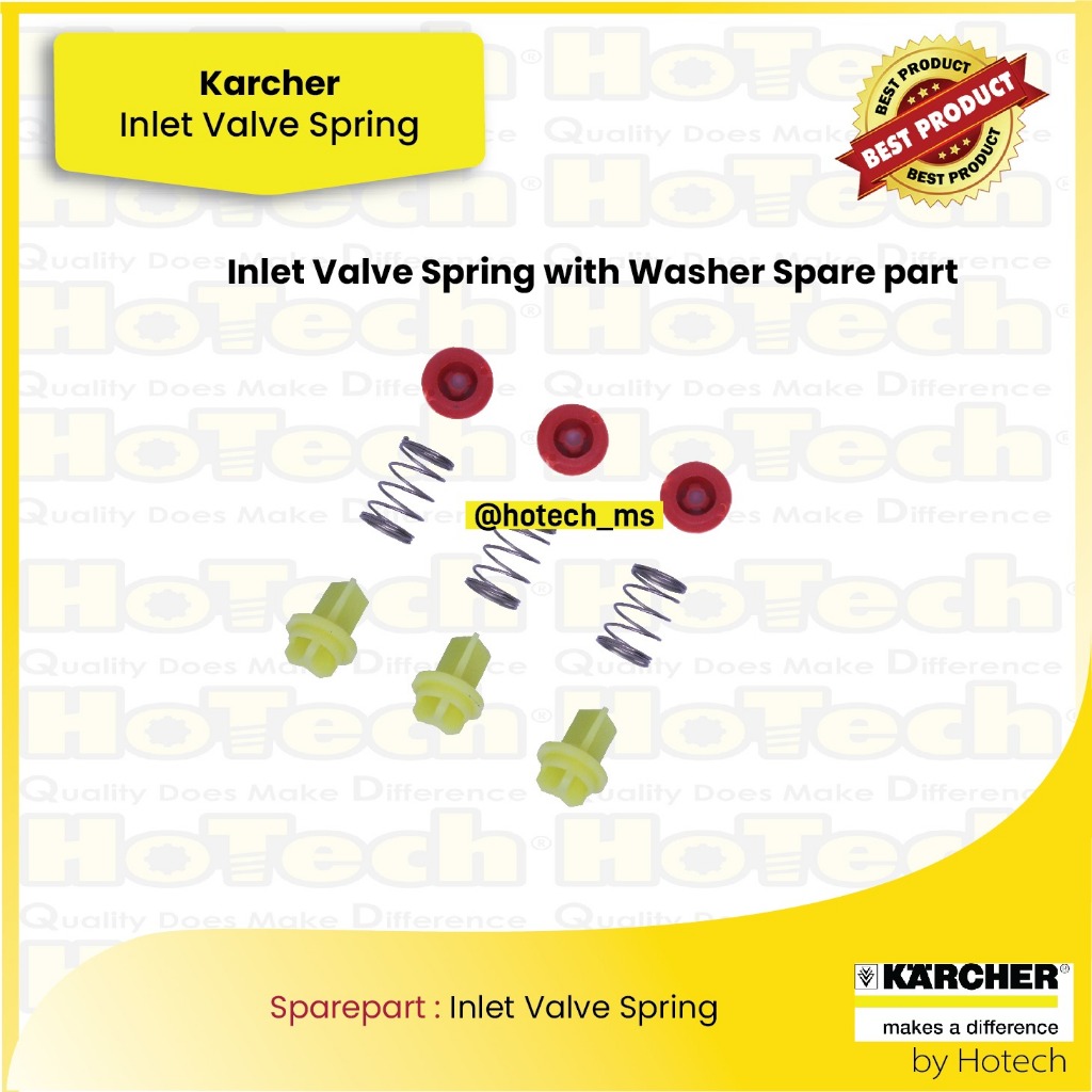 Jual KARCHER INLET VALVE SPRING | HEAD CLEANING HIGH PRESSURE WASHER ...