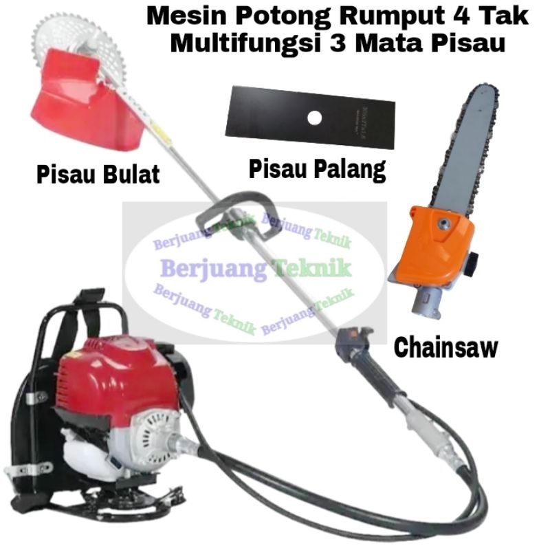Jual Mesin Potong Rumput Multifungsi 4 Tak Mollar GX-35 Komplit ...