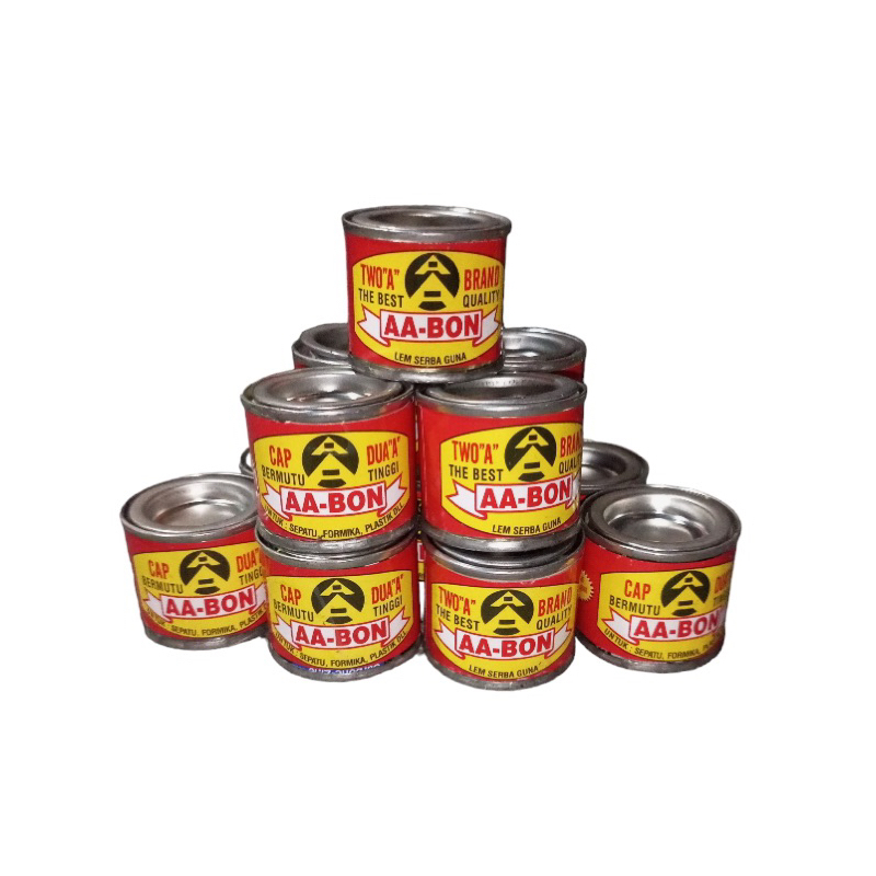 Jual Lem Aibon kuning kaleng kecil merk AA Bon | Shopee Indonesia