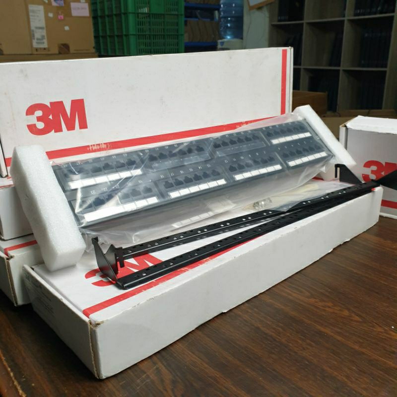 Jual PATCH PANEL LAN 48 PORT CAT 6 Dari 3M Original - Full Loaded | Set ...