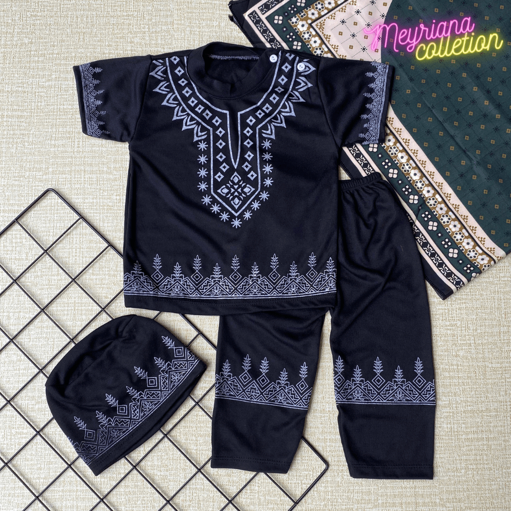 Jual Baju Celana Setelan Koko Bayi Baju Bayi Muslim Ramadan Lebaran ...