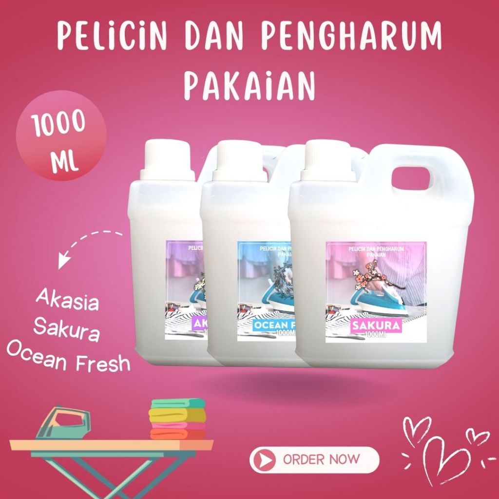 Jual Pewangi Atau Pelicin Setrika Laundry Non Alkohol Premium 1Liter ...