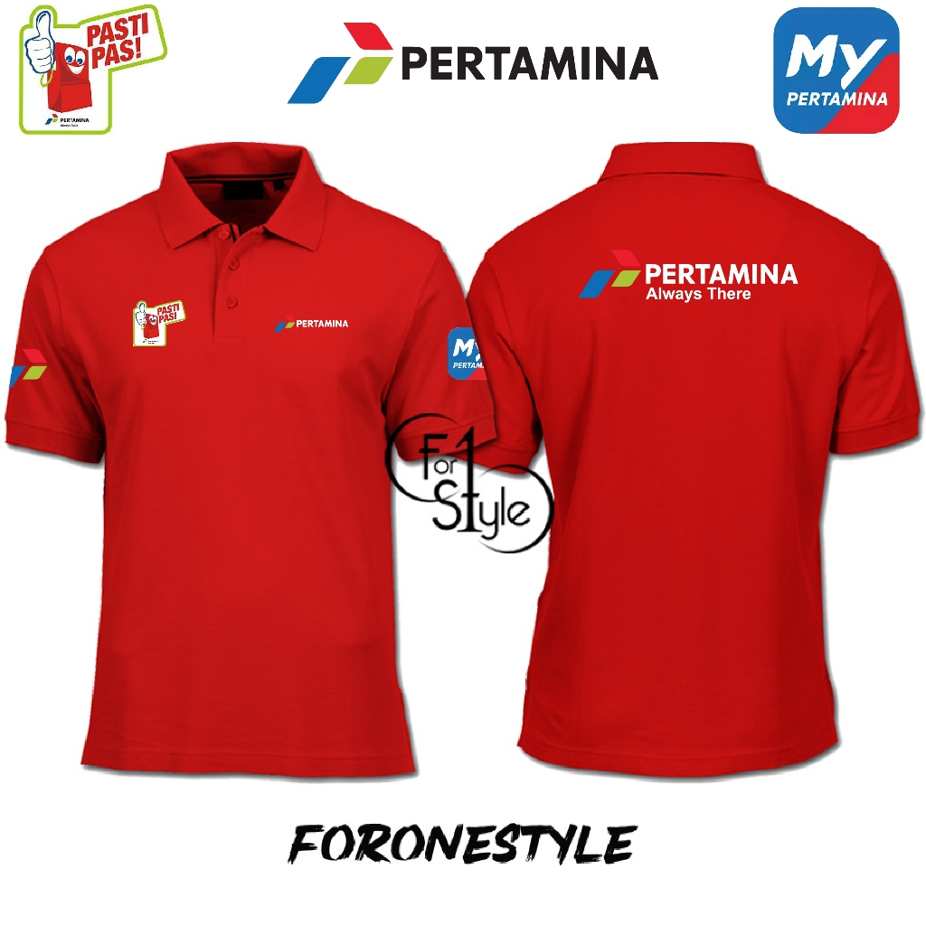 Jual POLO SHIRT KAOS KERAH PERTAMINA - POLO PERTAMINA - KAOS KERAH ...