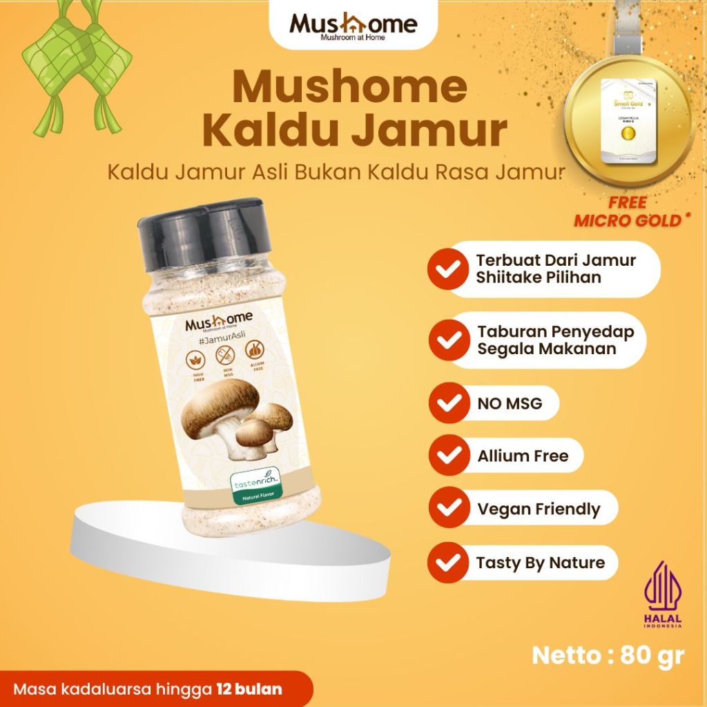 Jual Kaldu Jamur Asli Botol Shiitake - Mushome - Rendah Kalori & Lebih ...