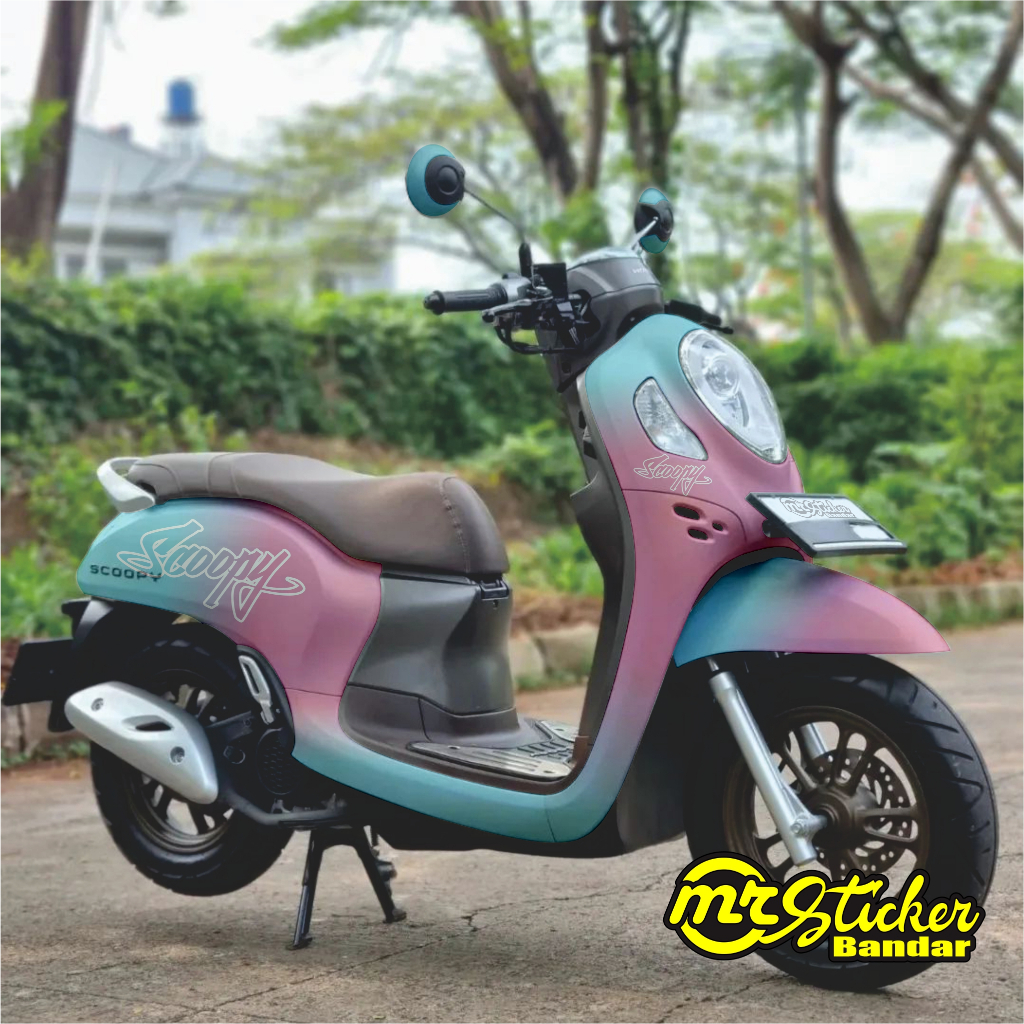 Jual Decal Scoopy Full Body Sticker Scoopy full Blok All Type scoopy ...