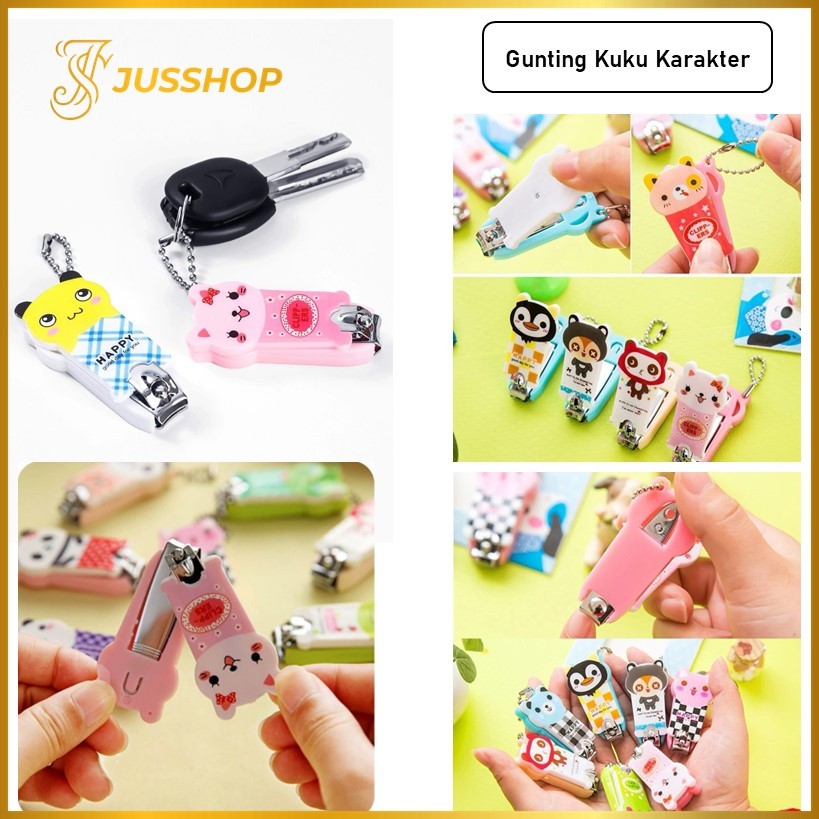 Jual Gunting Kuku Karakter Lucu Manicure Pedicure Gunting Kuku Mini ...