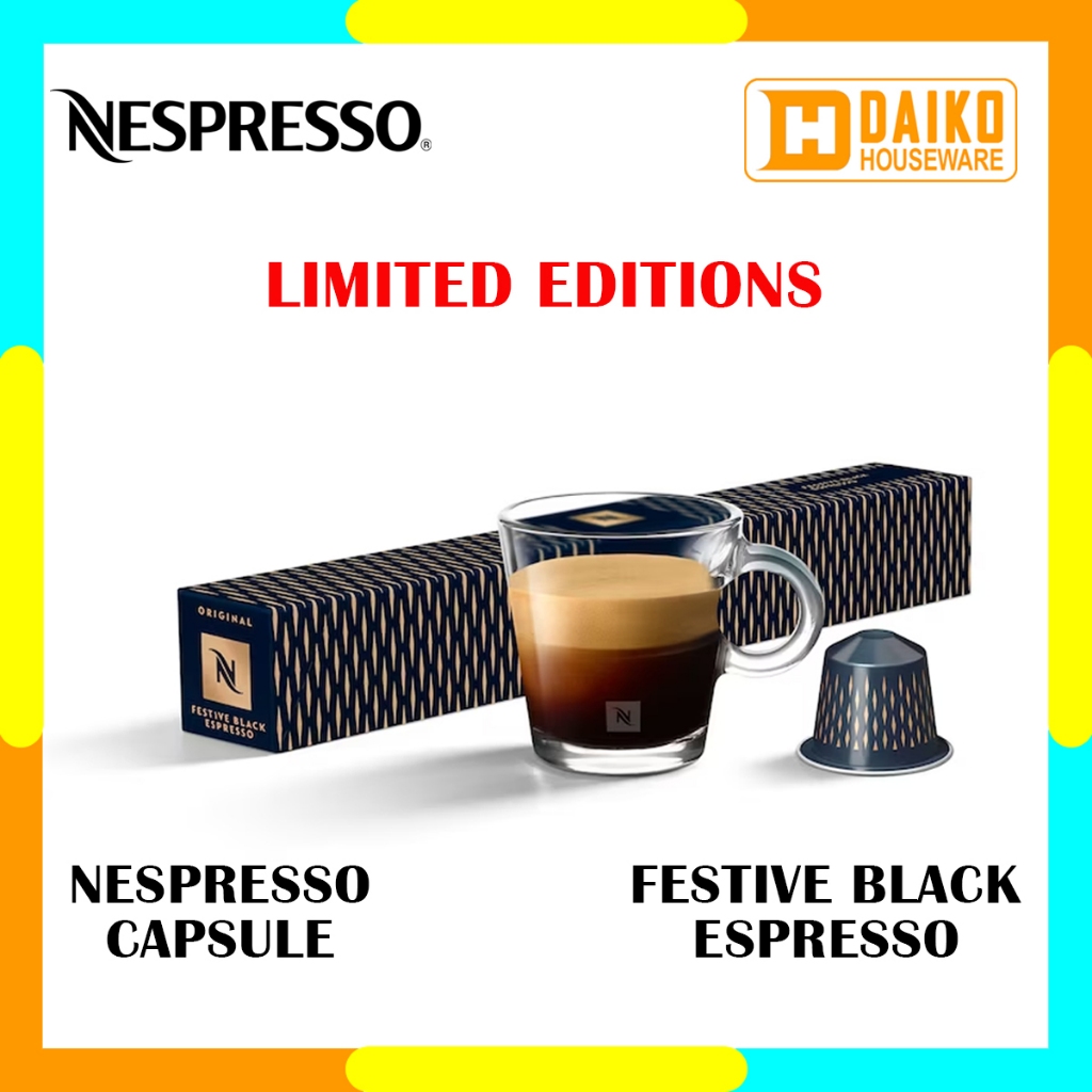 Jual Capsule Nespresso Festive Black Espresso Pack - Kopi Kapsul ...