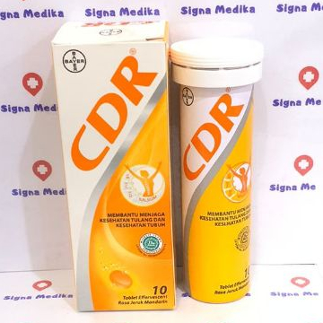 Jual CDR Effervescent 10 Tablet - Multivitamin Dan Mineral | Shopee ...