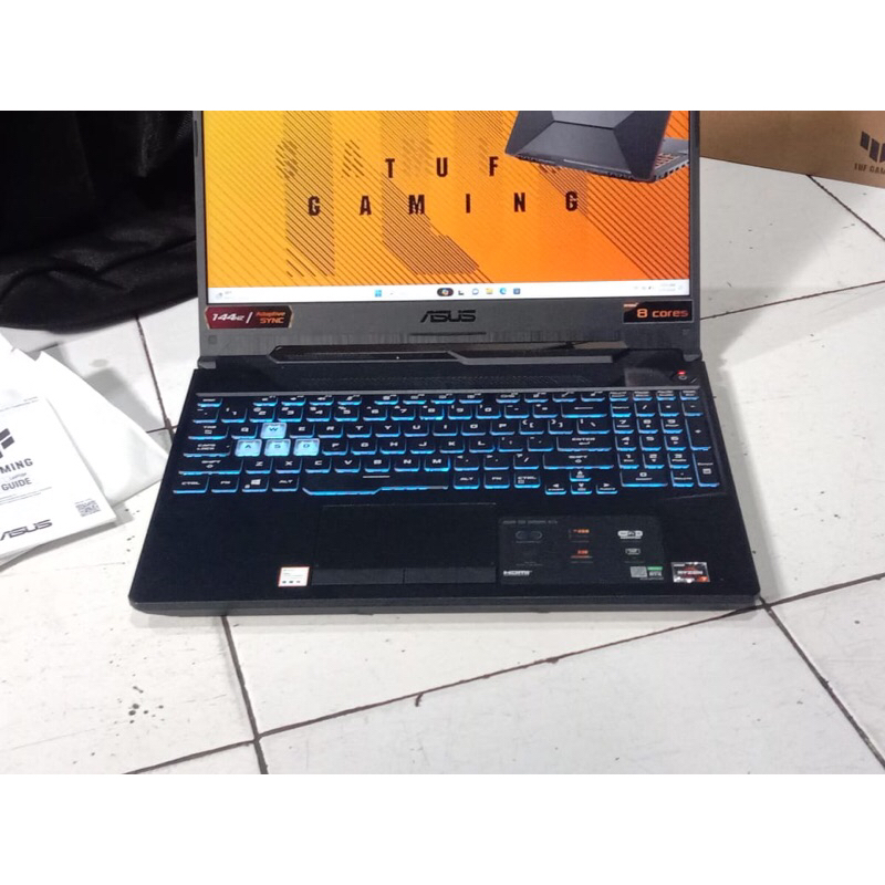 Jual Asus TUF A15 FA506IC Ryzen 7-4800H 16GB 512GB RTX 3050 Fulset Like ...