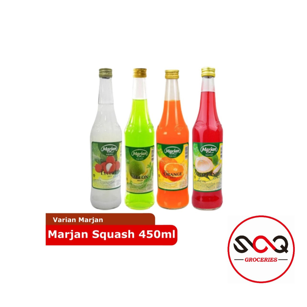 Jual Marjan Squash Sirup Marjan Squash 450 ml | Shopee Indonesia
