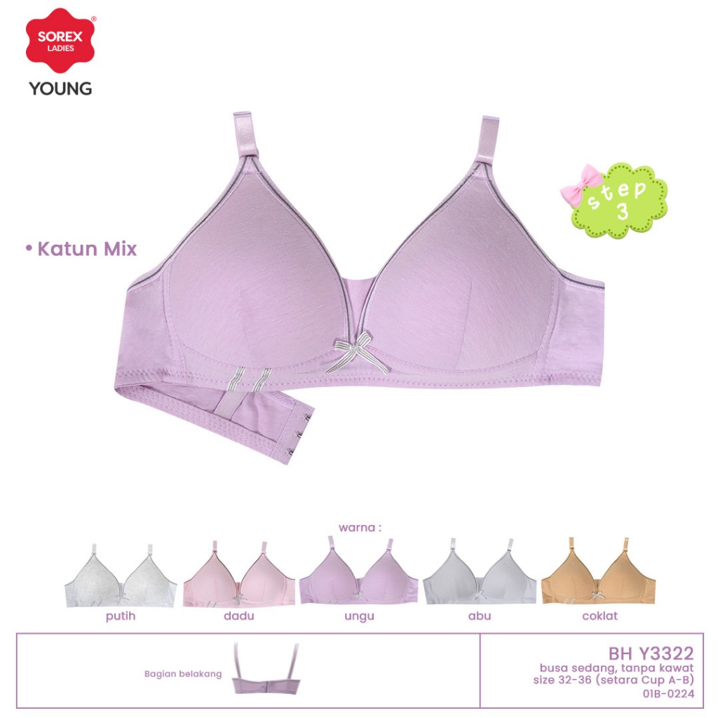 Jual Bra BH Remaja Sorex Young Step 3 | Shopee Indonesia