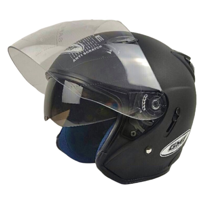Jual Helm Motor Half Face Double Visor GMT Original/Helm Pria Wanita ...