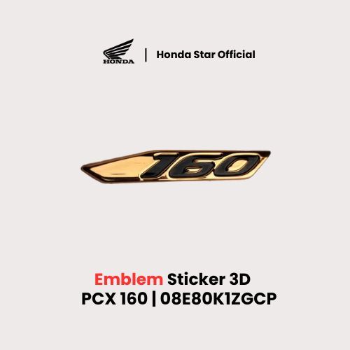 Jual PCX 160 - Honda ORI 160 3D Emblem / Logo Sticker Stiker | Shopee ...