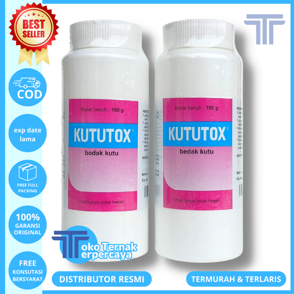 Jual KUTUTOX BEDAK 100 GRAM MEDION - Bedak Kutu Gatal Jamur Hewan ...