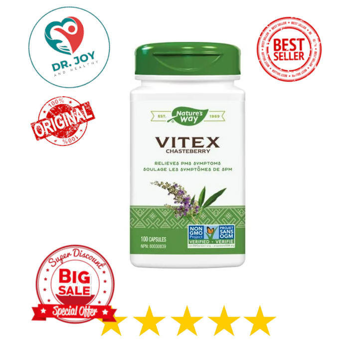 Jual Nature's Way Vitex Fruit USA | 100 Capsules | 400 mg | Traditional ...