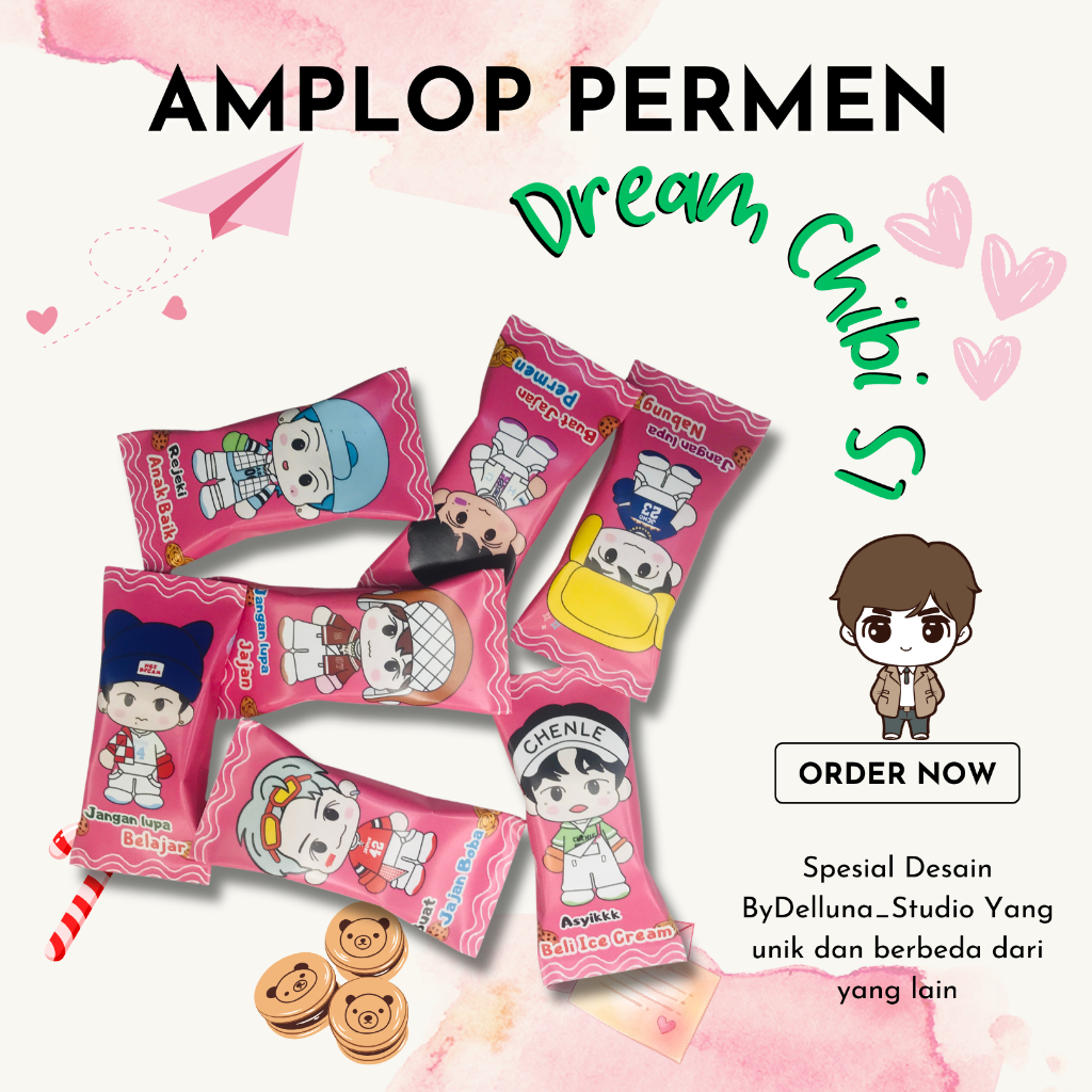 Jual Amplop Lebaran Kpop Nct Dream Candy Chibi Anime Kartun Lucu Amplop ...