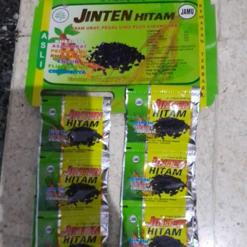 Jual Kapsul Jinten Hitam asli original herbal asamurat obat nyeri sendi ...