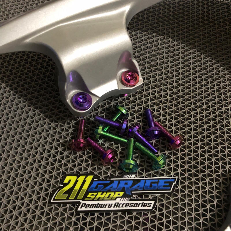 Jual BAUT BEHEL TITANIUM BIG HEAD GR5 VIETNAM | Shopee Indonesia