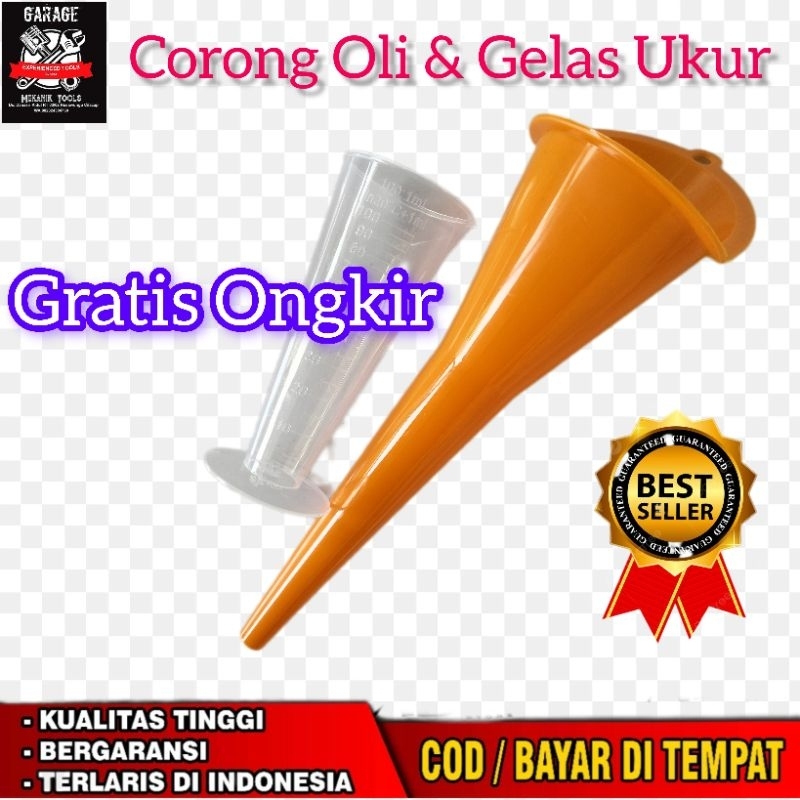 Jual Corong Oli Motor panjang minyak air radiator Bensin solar Gelas ...