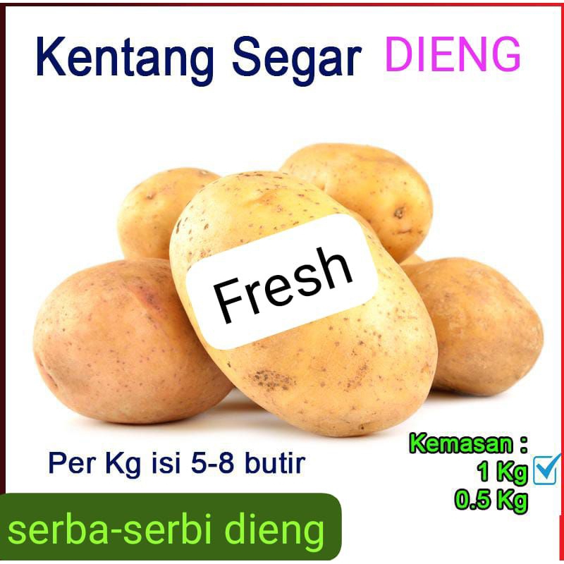 Jual Promo Kentang Dieng/Lokal Asli Dieng@1kg | Shopee Indonesia