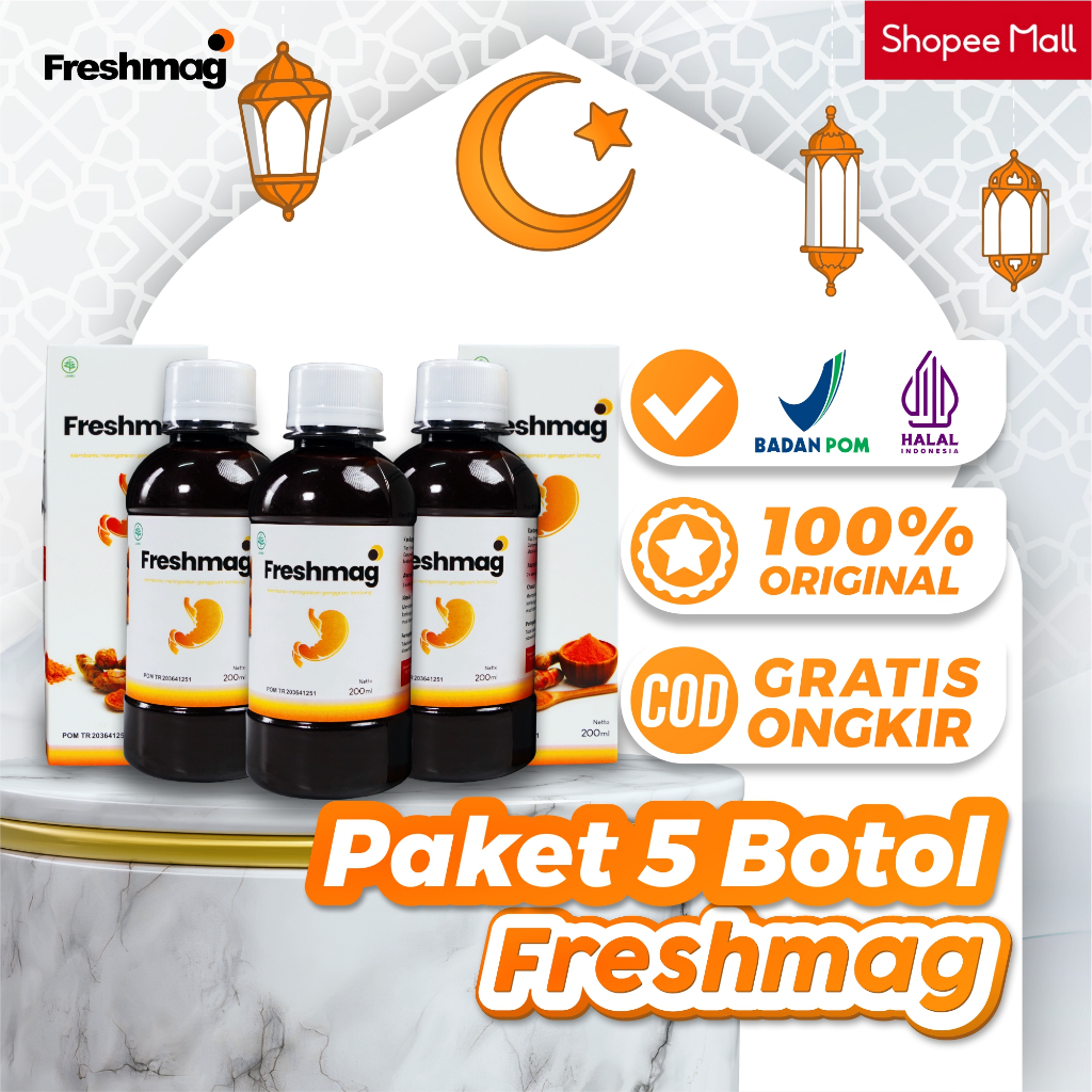Jual Freshmag Madu Lambung - Paket 5 Botol | Shopee Indonesia