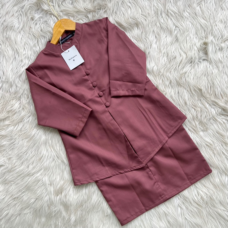 Jual Hoolaqueen - One Set Button Anak Cewek - Kemeja Koko Anak Cowok ...