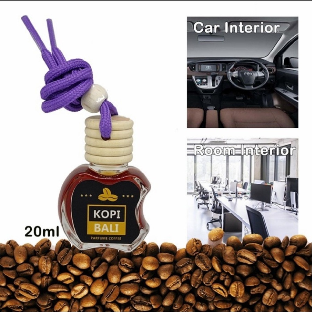 Jual Pengharum Mobil Ruangan Pewangi Gantung 20ml Parfum Kopi Bali ...