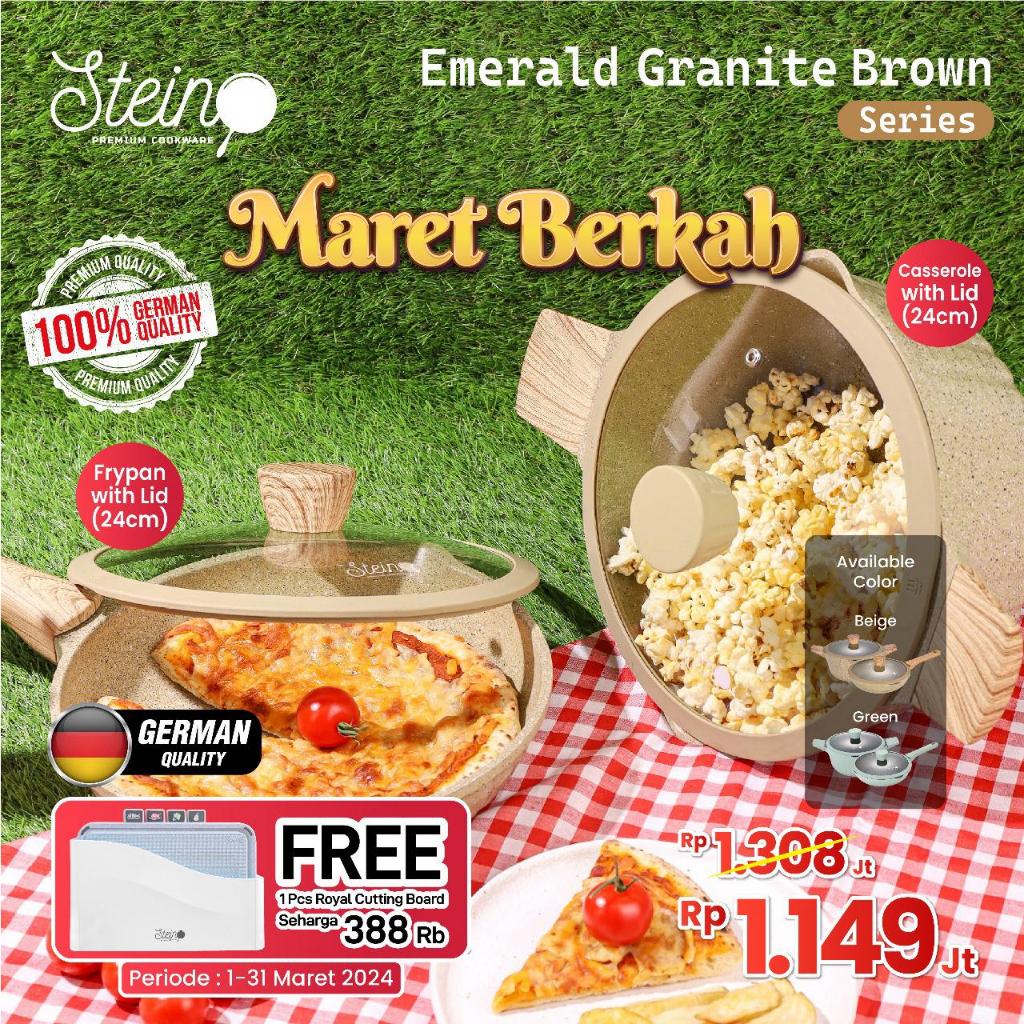 Jual - FREE STEIN ROYAL BOARD - Stein cookware Paket Emerald Set ...