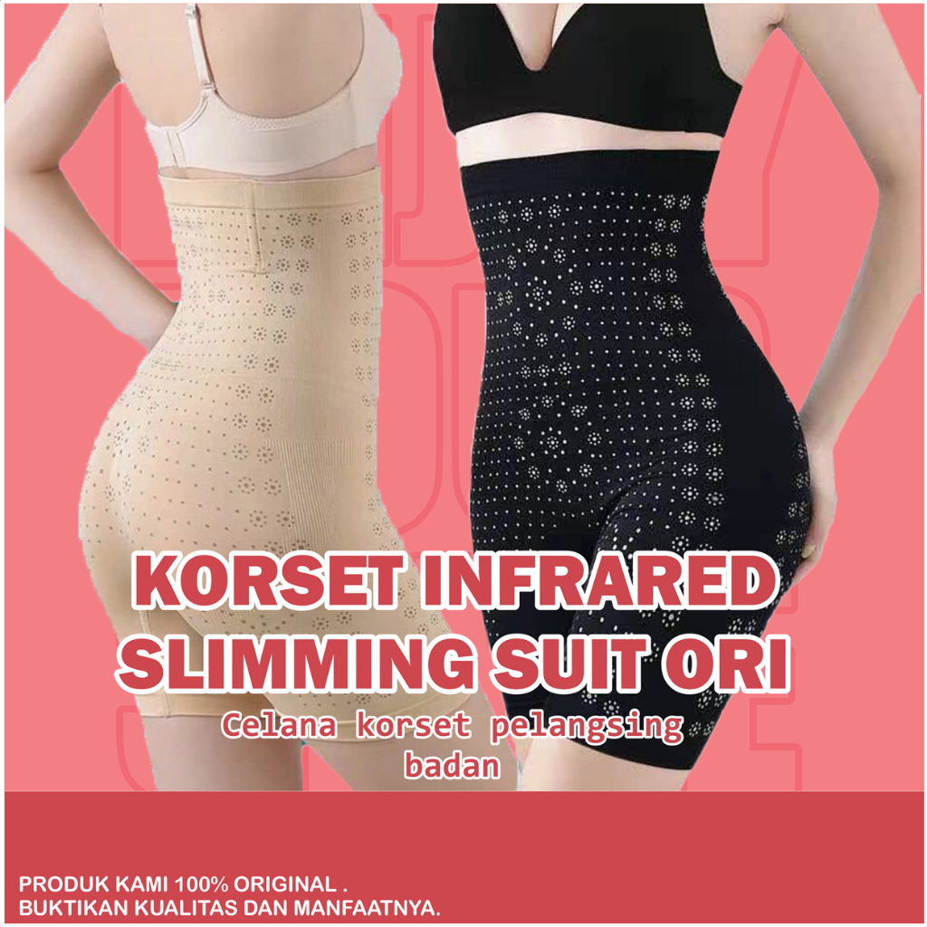 Jual Korset Pelangsing Perut Buncit Celana Infrared 3 In 1 Pelangsing ...