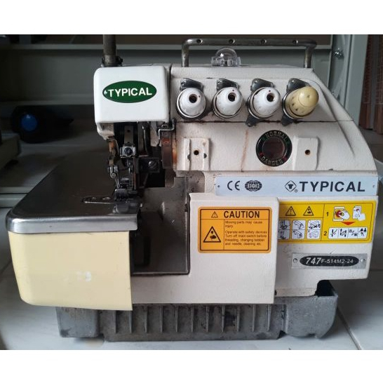 Jual MESIN OBRAS Benang 4 dan Benang 5 Merk TYPICAL Tipe 747 / 757 - BEKAS/SECOND (INCLUDE ...