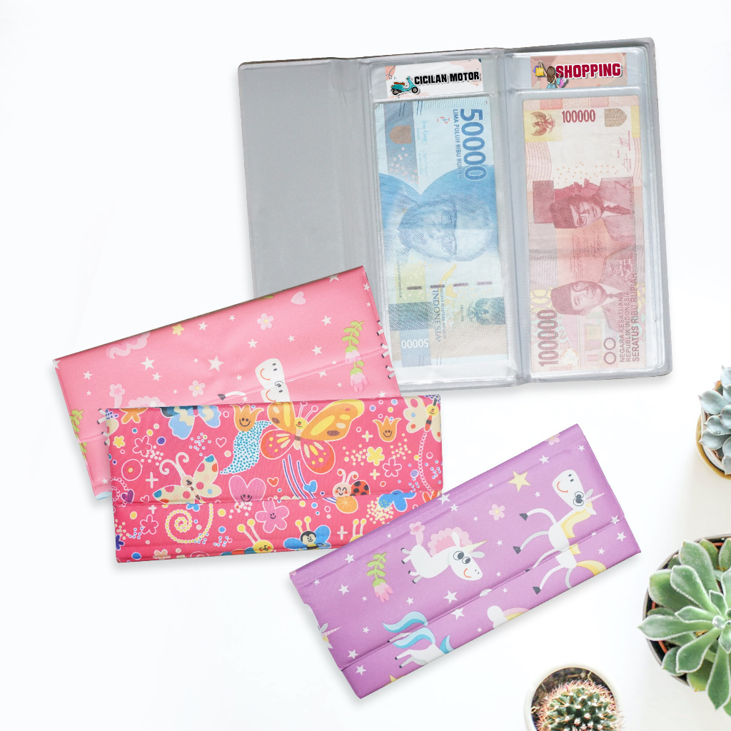 Jual ADOLANE 014 DOMPET DISIPLIN LIPAT KANCING / DOMPET KEUANGAN MINI ...