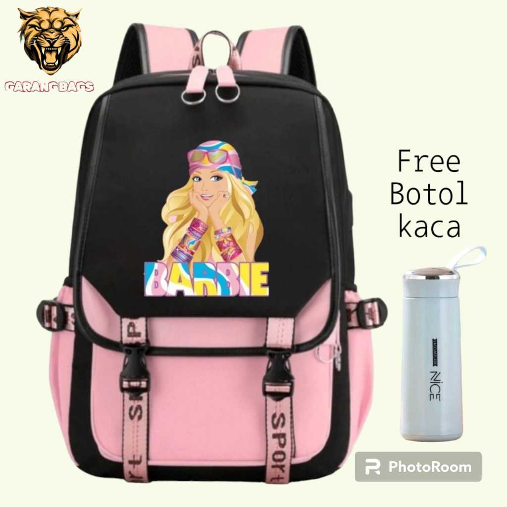 Jual GARANG BAGS (COD) TAS RANSEL ANAK SEKOLAH BARBIE/ TAS RANSEL ANAK ...