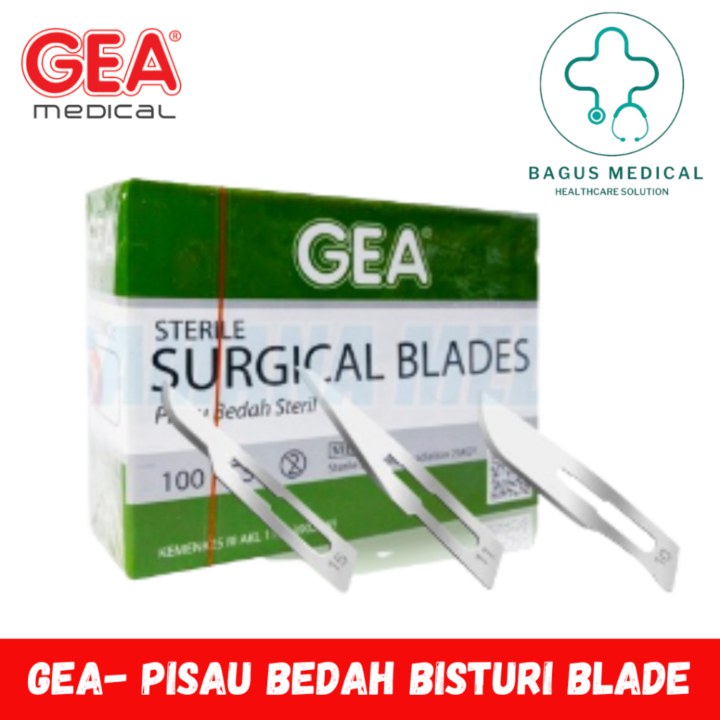 Jual GEA- Pisau Bedah Bisturi Blade/ Surgical Blade/ Mata Pisau Bedah ...