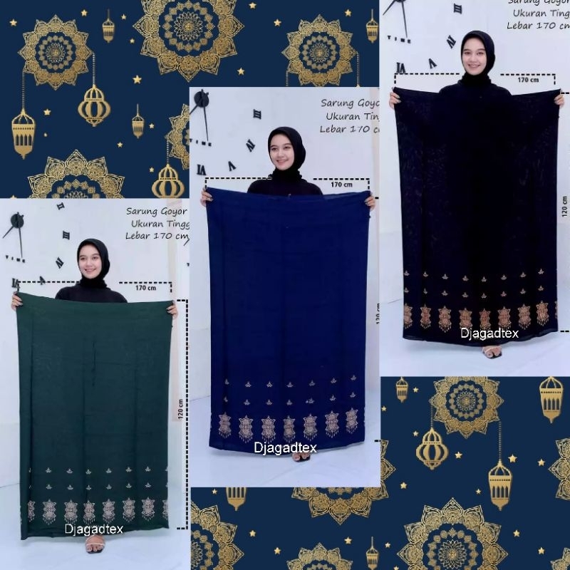 Jual Fashion Muslim Sarung santri putri sarung santri wanita pondok ...