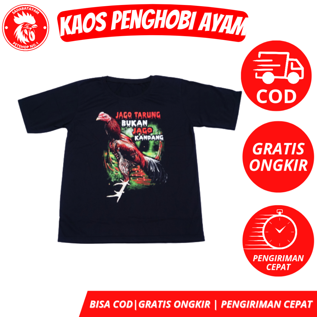 Jual KAOS JAGO TARUNG KASO PENGHOBI AYAM KAOS AYAM JAGO KAOS AYAM ...