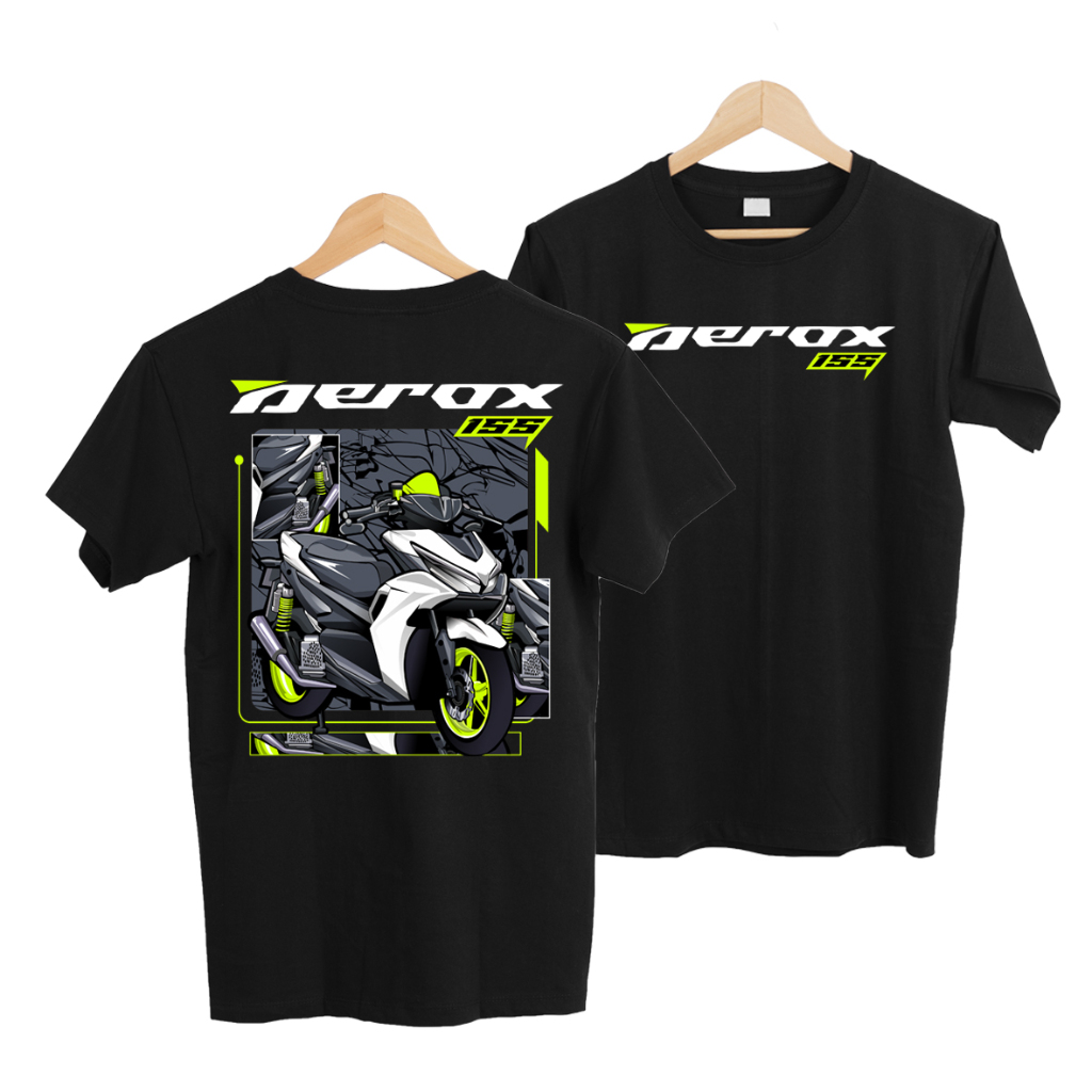 Jual KAOS MOTOR MURAH Yamaha Aerox 155 Velg Warna Hijau Muda | Shopee Indonesia