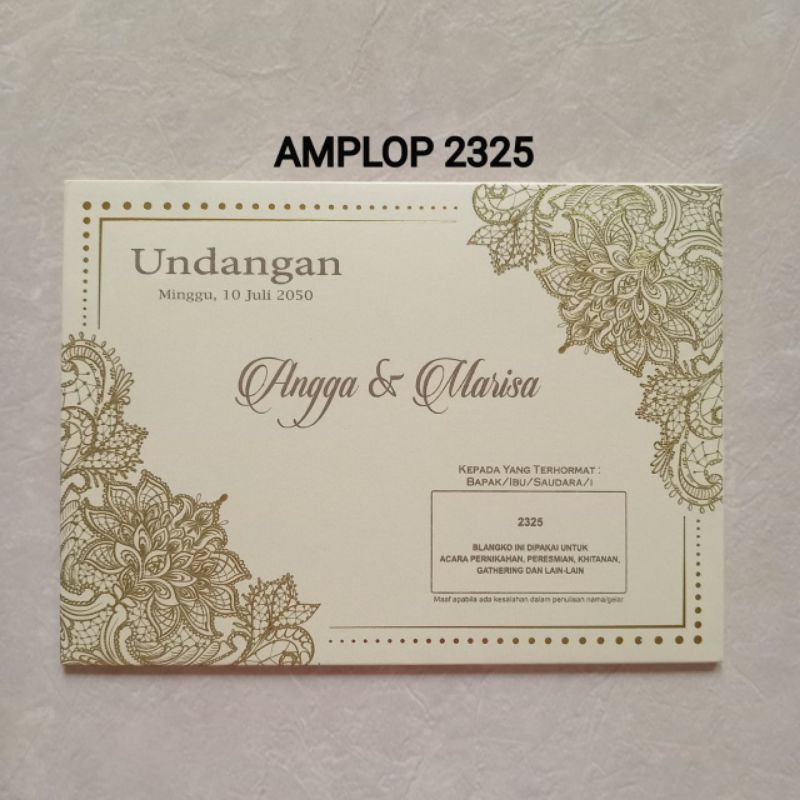 Jual ERBA 2325 AMPLOP (ECER/GROSIR) | Shopee Indonesia
