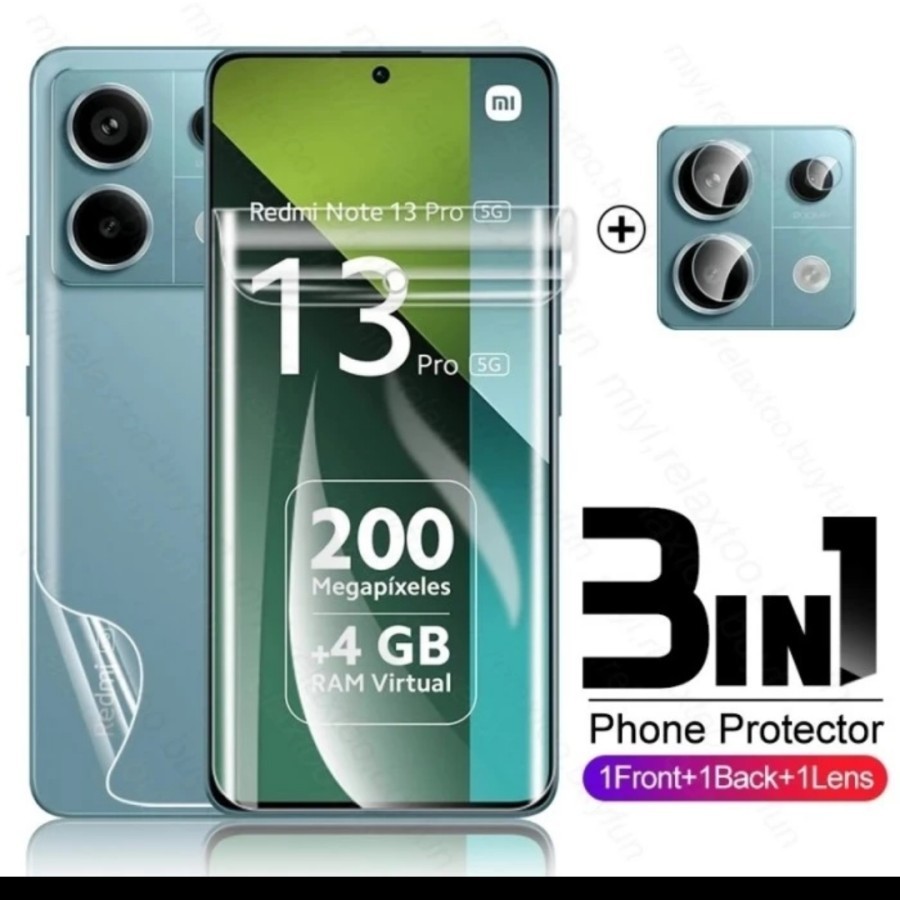 Jual REDMI NOTE 13 PRO PLUS NOTE 13 PRO NOTE 13 4G 5G HYDROGEL SCREEN ...