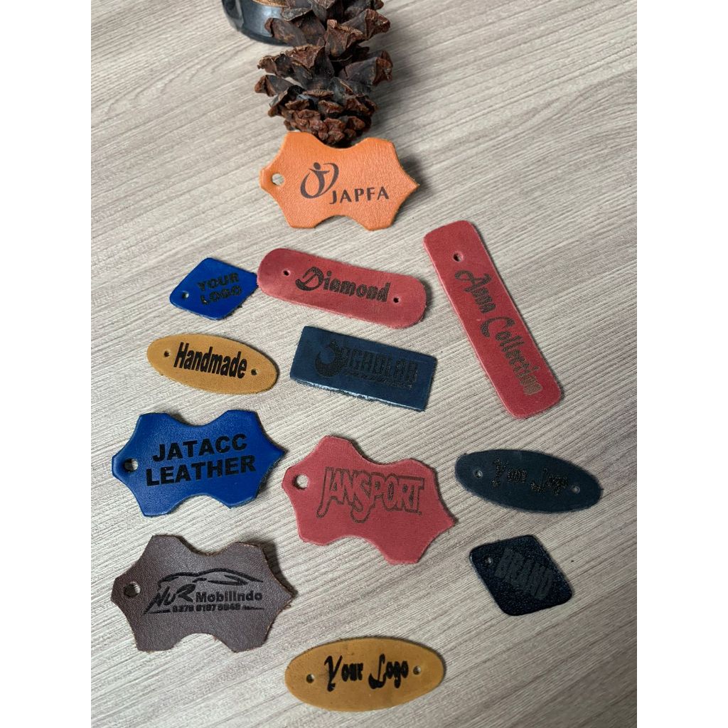 Jual Label kulit asli/Custom label kulit kaos, tas, dompe, sabuk dll ...