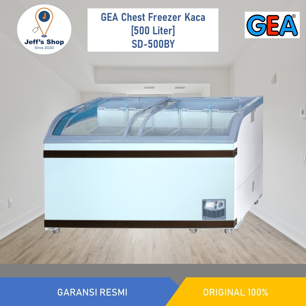 Jual GEA Chest Freezer / Freezer Box Kaca [500 Liter] SD 500BY | Shopee ...