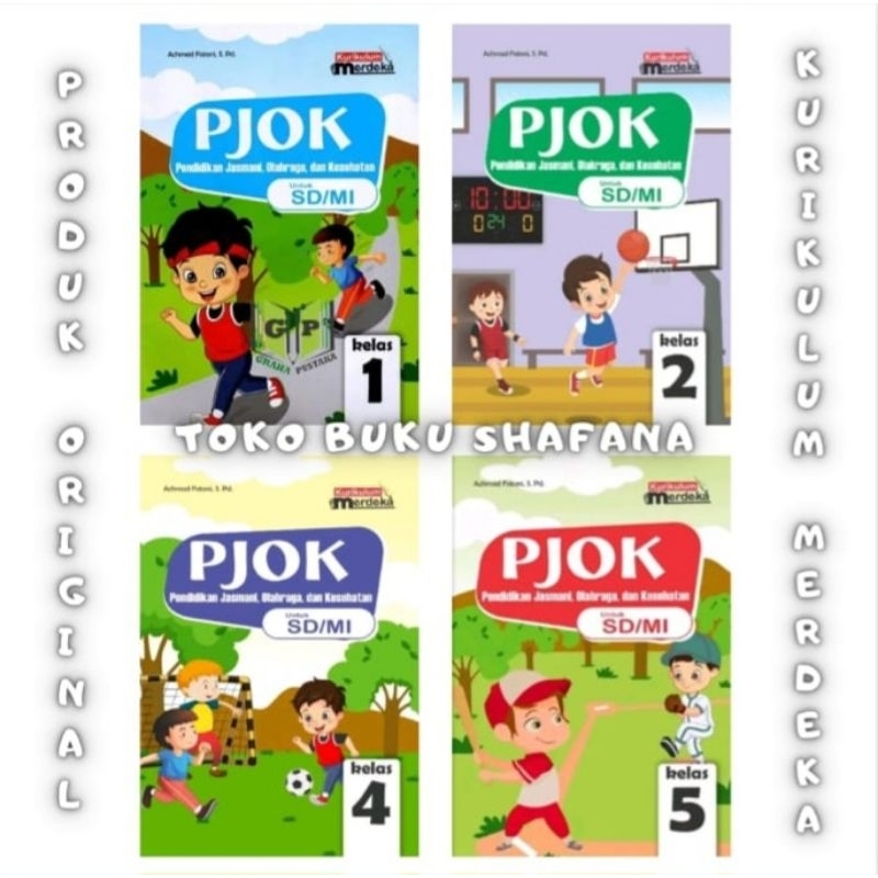 Jual Buku PJOK Kelas 1 2 4 5 SD Kurikulum Merdeka KM Wahana Karya Jaya ORI - Pendidikan Jasmani ...